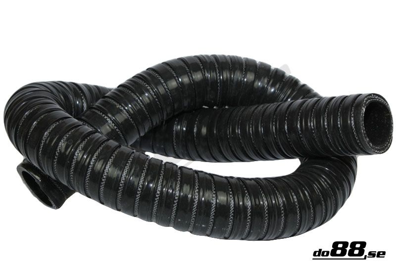 Durite silicone Noir Flexible 1,25'' (32mm) | Flexible - Durite